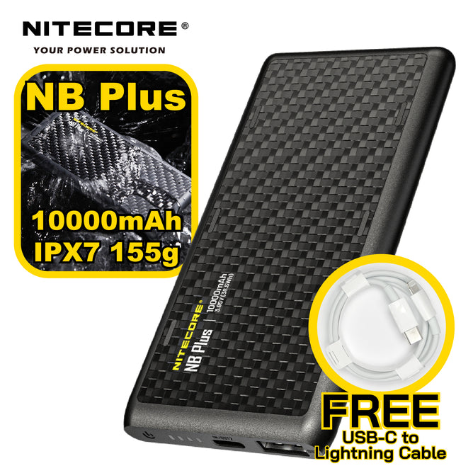 Nitecore NB Plus 155g Ultra Lightweight 10000mAh Power Bank